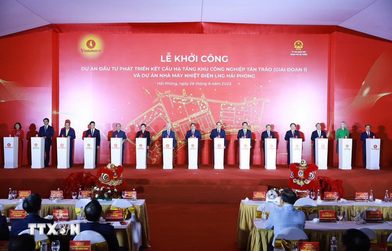 Thủ tướng Phạm Minh Chính dự lễ khởi công hai dự án lớn tại Hải Phòng