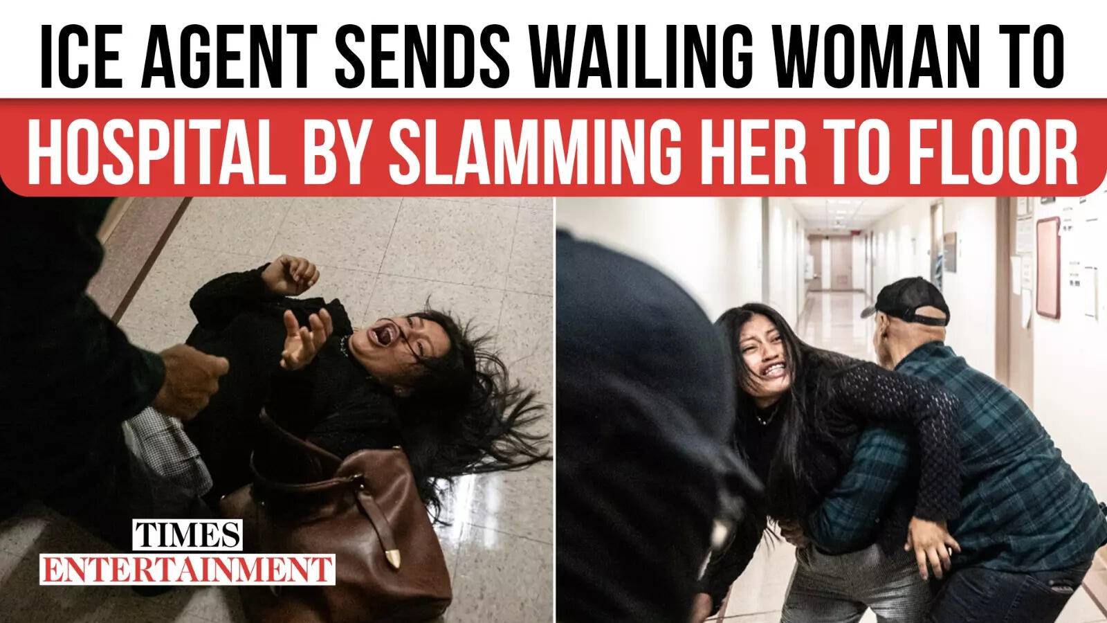 Horror: ICE Officer Attacks A Crying Wife As Masked Agents Detain Her ...