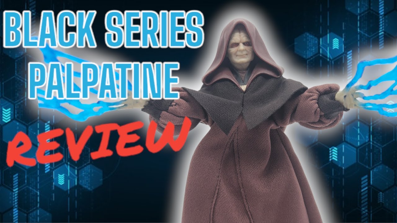 The Dark Side Looks This Good? Black Series Palpatine Figure Review!