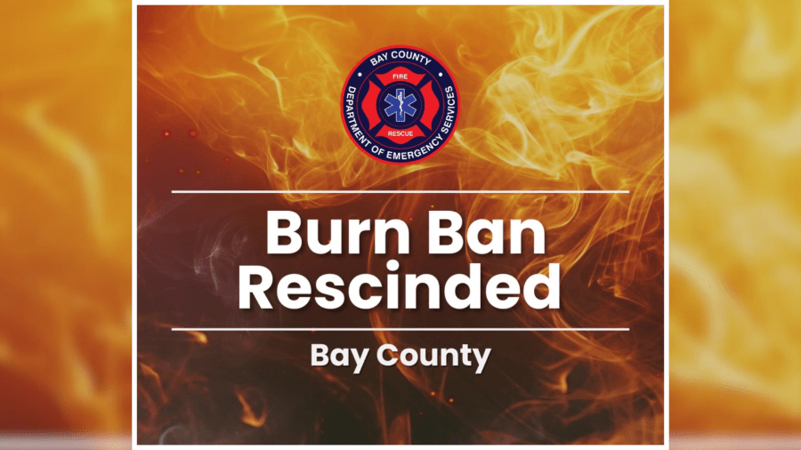 Bay County Board of Commissioners rescinds burn ban