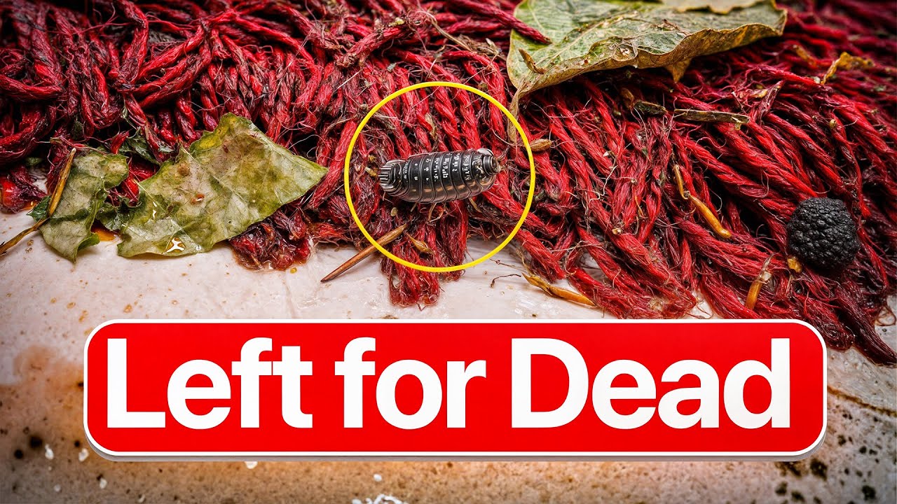 Left for dead in a bush, then the carpet got satisfyingly cleaned!