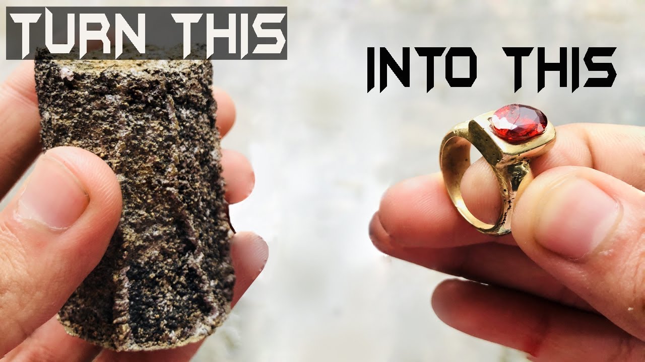 I turned brass trash into a stunning ring