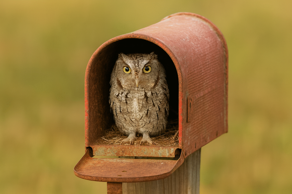 These Tiny Owls Are Moving Into Abandoned Mailboxes — Here’s Why