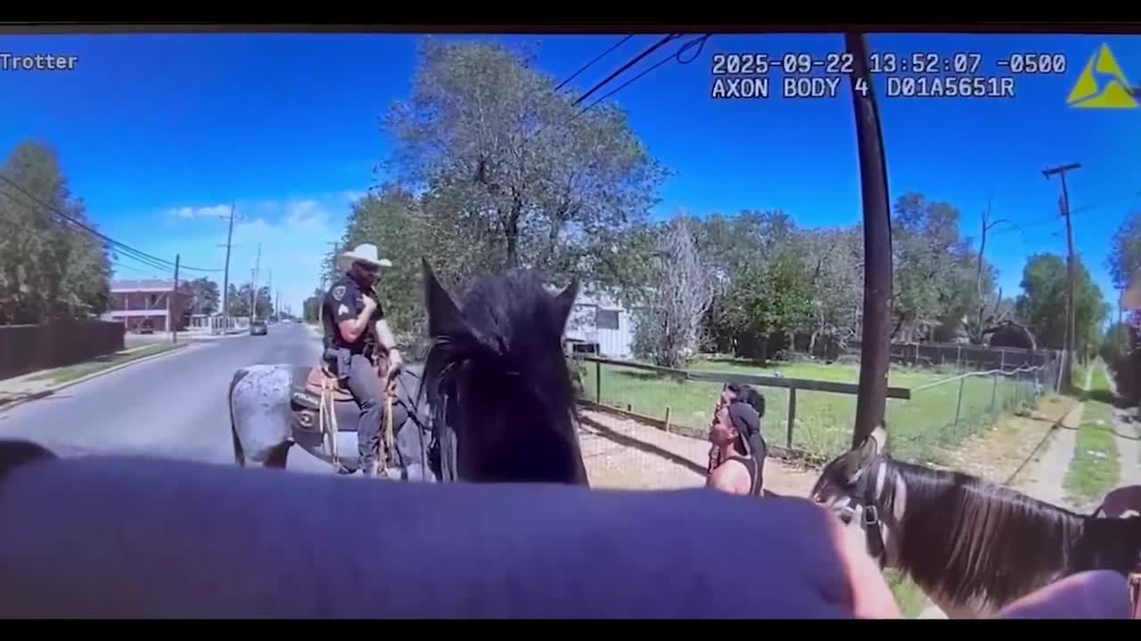 Lubbock Police Share Humorous Video of ‘Narcotics Sniffing Horse’