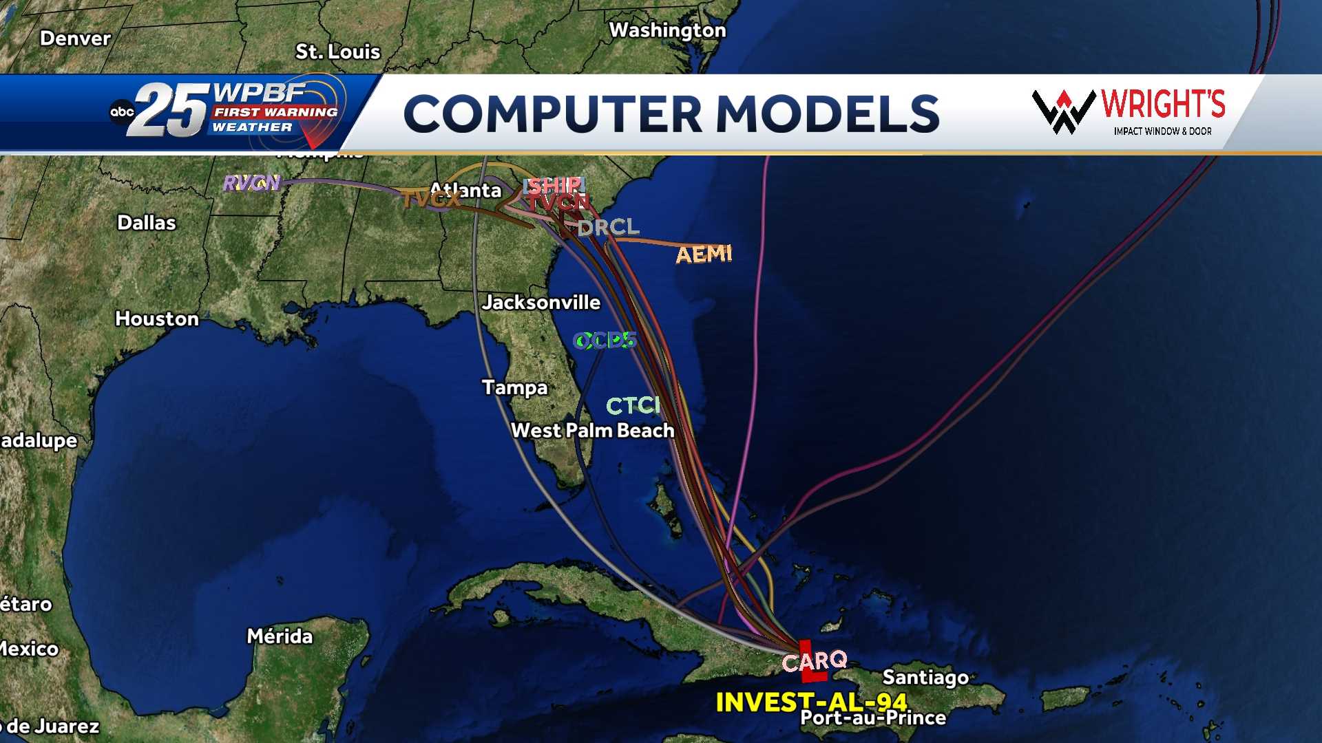 Invest 94-L could become tropical depression over the weekend