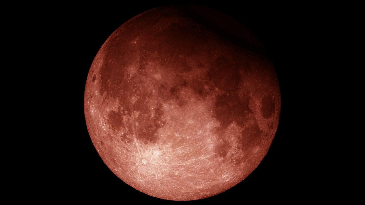 The Moon appears to be 'rusting' due to a wind flowing from Earth