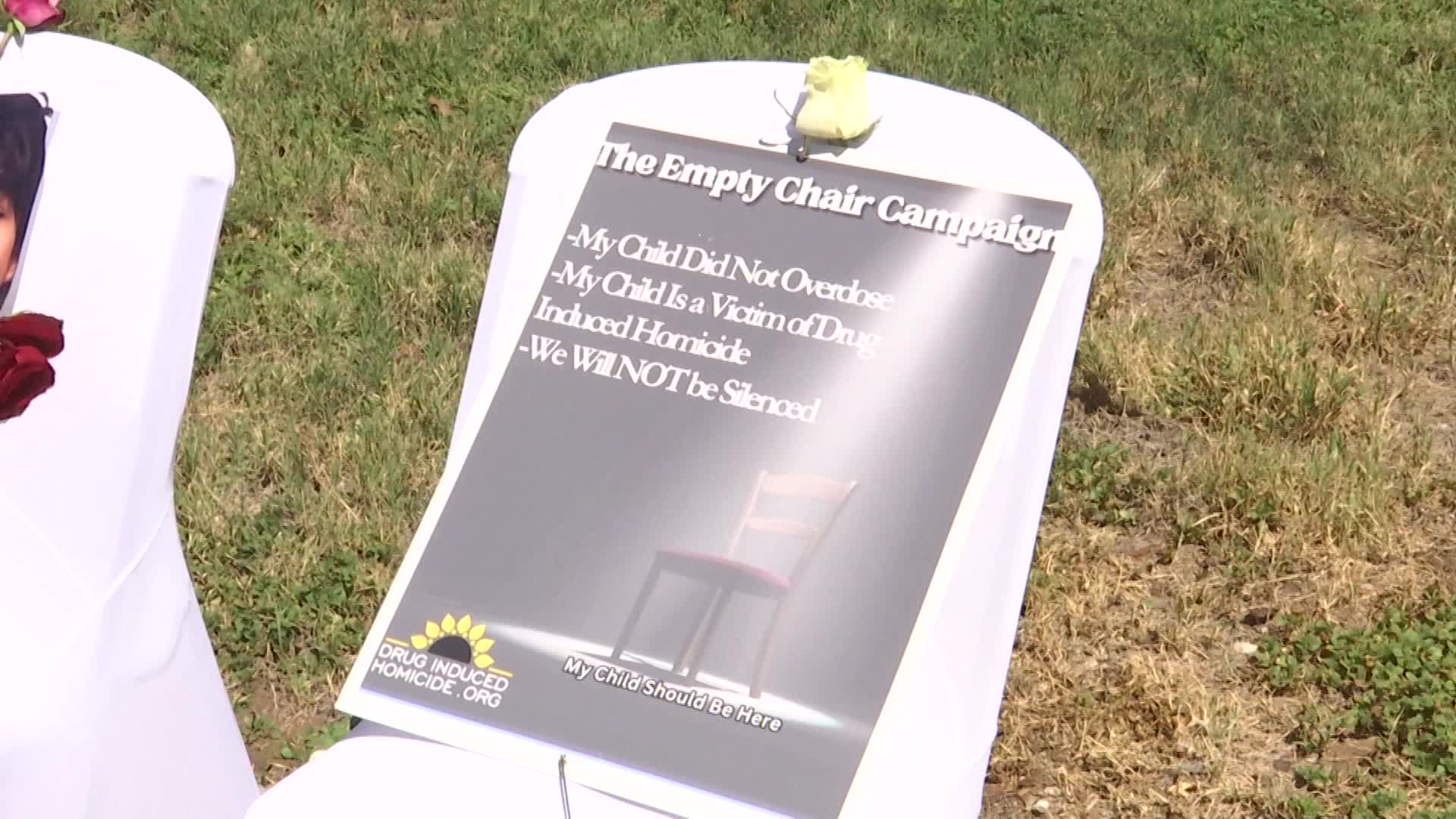 Fentanyl Awareness: The Empty Chair memorial speaks without uttering a ...