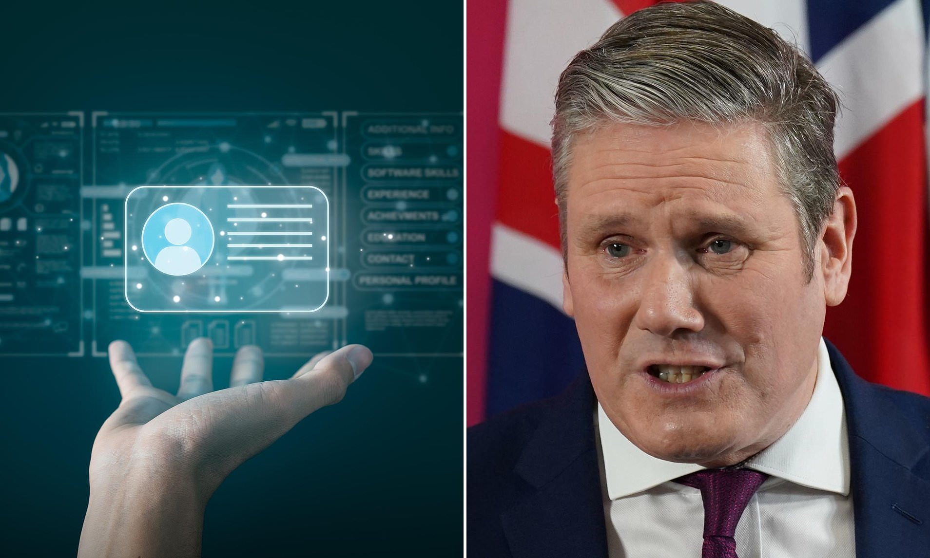 ALEX BRUMMER: Cyber risk of Starmer's digital IDs