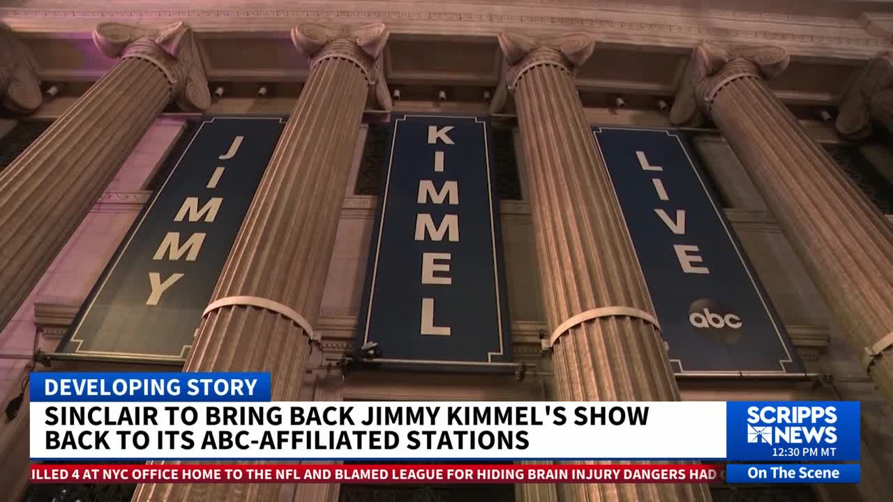 Sinclair to resume airing ‘Jimmy Kimmel Live!’ after suspension