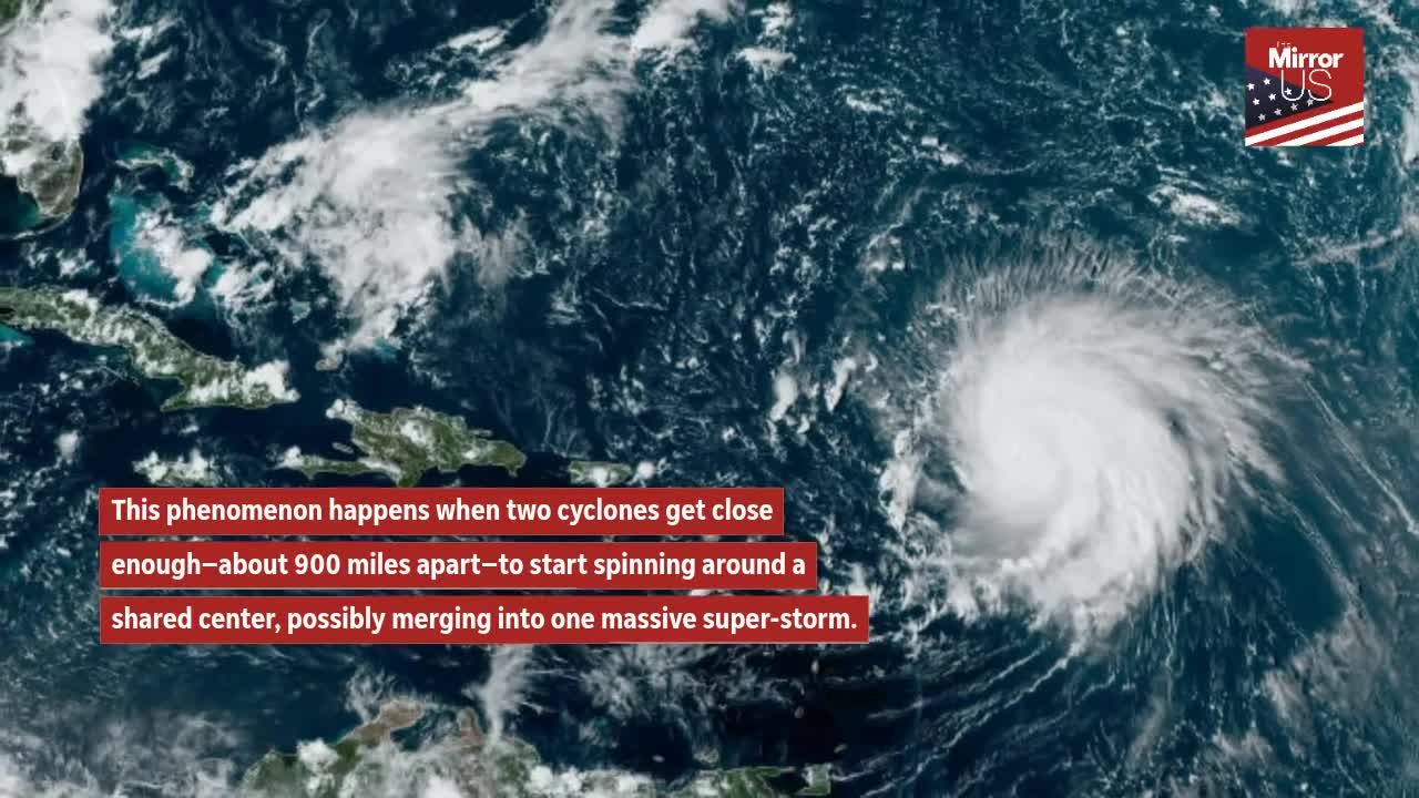 Atlantic Cyclones May Trigger Rare Fujiwhara Mega-Storm