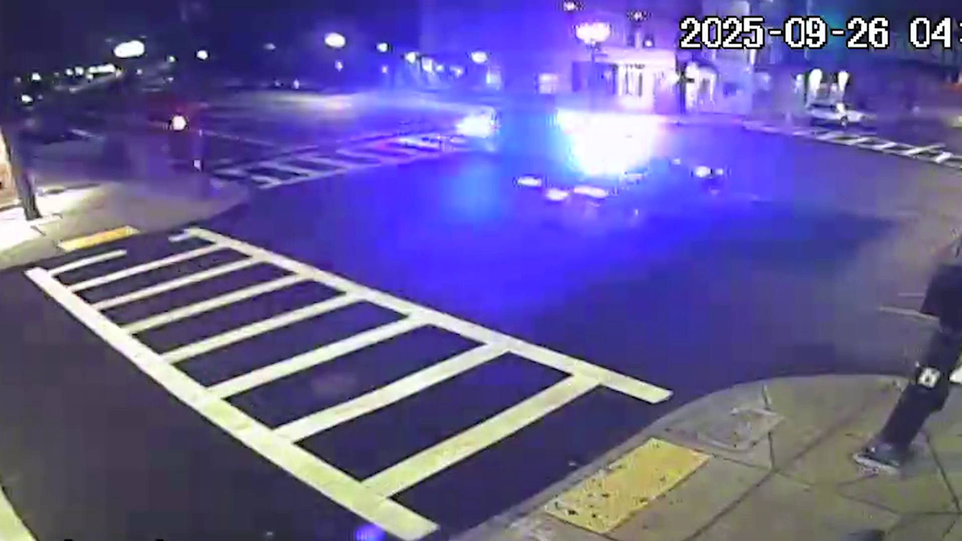 Video shows police cruiser crash that injured 2 officers, 1 other person