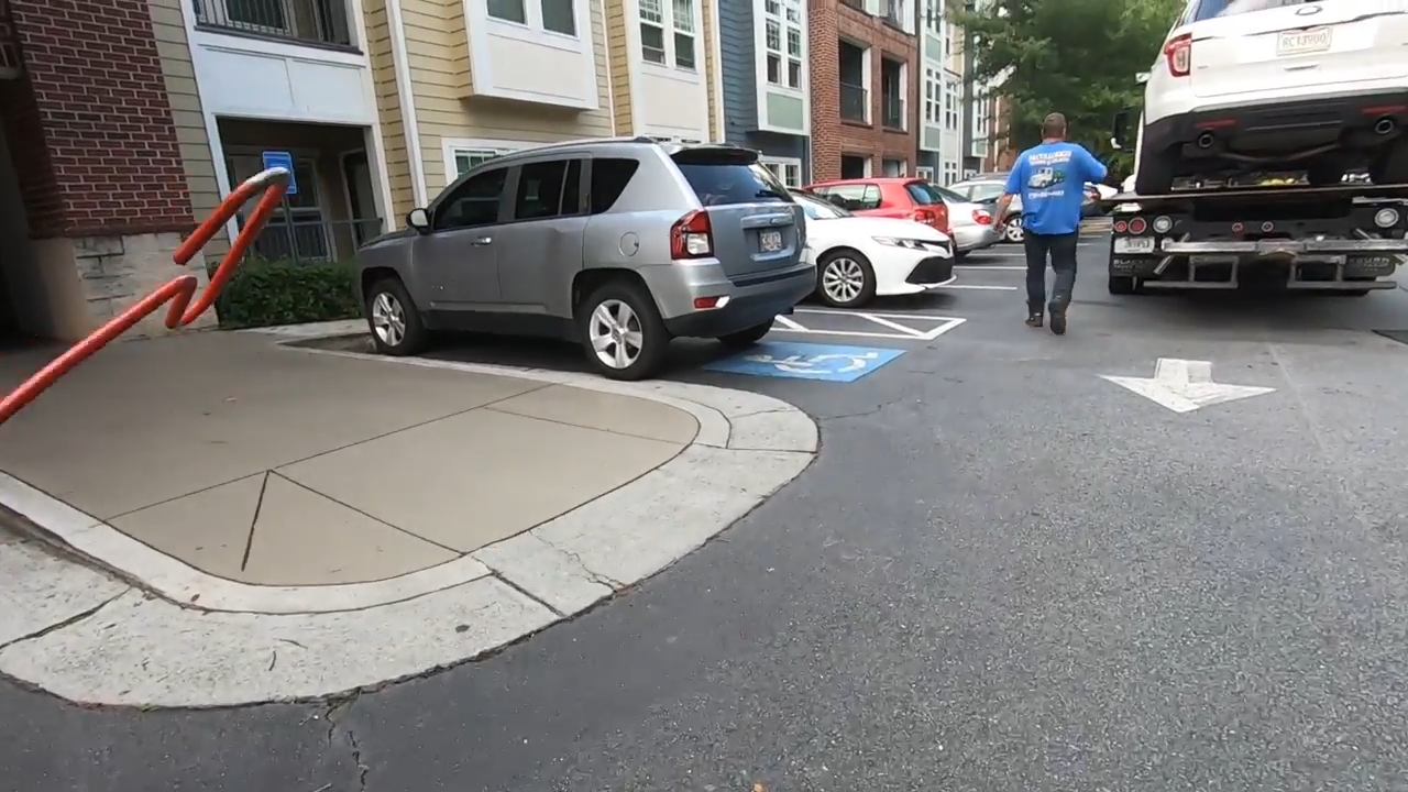 Repeat Offender Blocks Garage