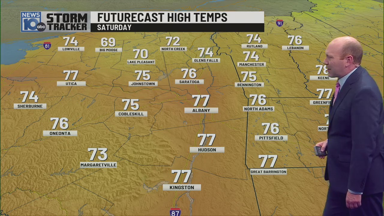 Mainly clear early Friday night; low clouds/fog late