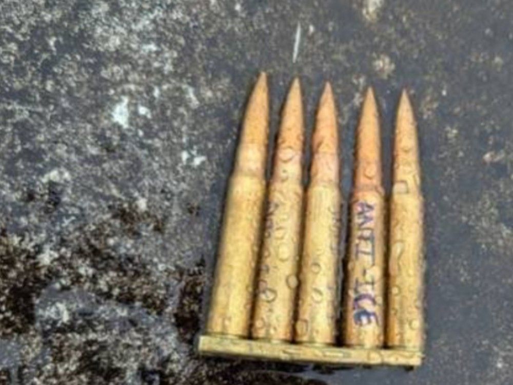 'Hey fascist! Catch!': Inscribing bullets, guns may be part of killing ...