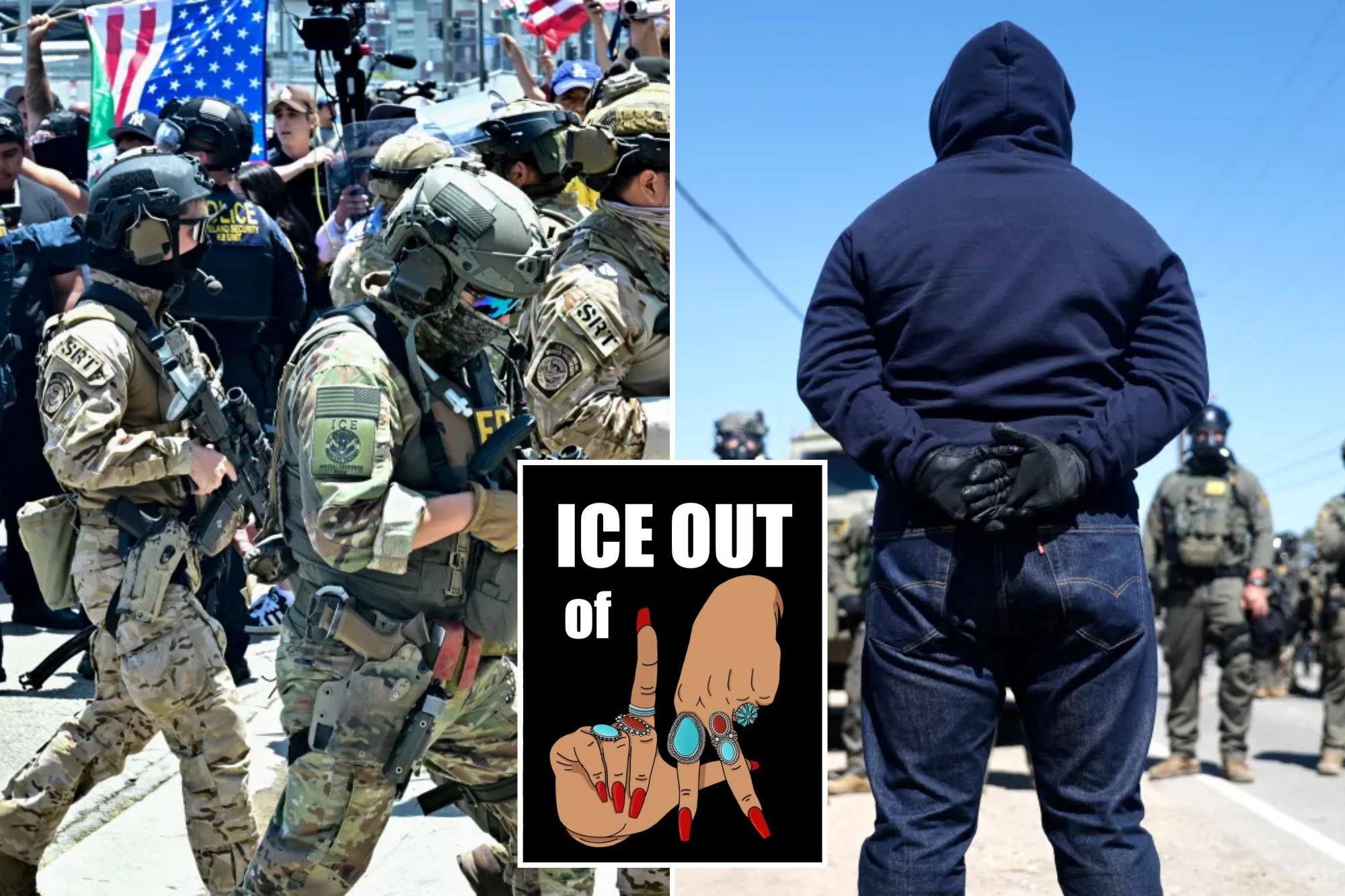 Three anti-ICE influencers charged with stalking, doxxing immigration ...