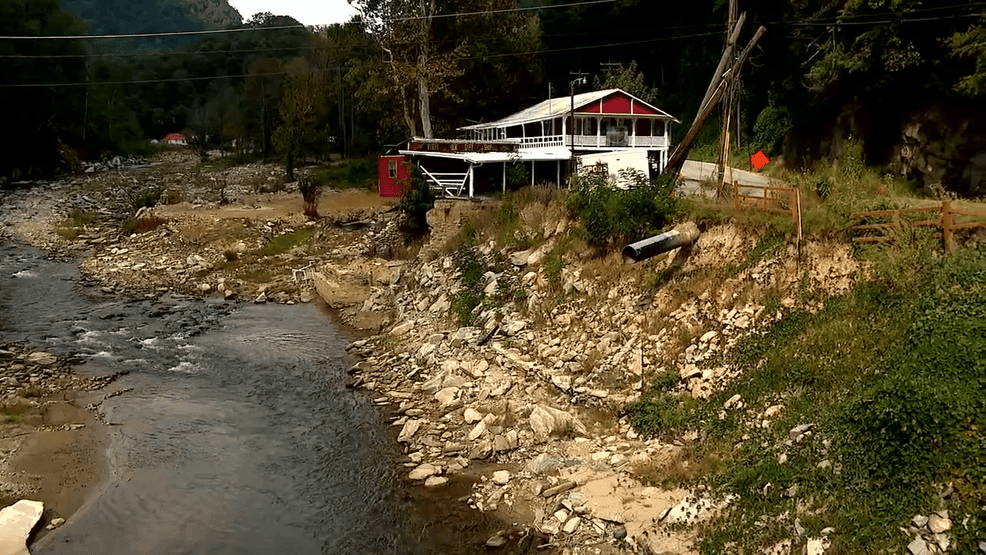 Road access still a major hurdle as Bat Cave rebuilds 1 year after Helene