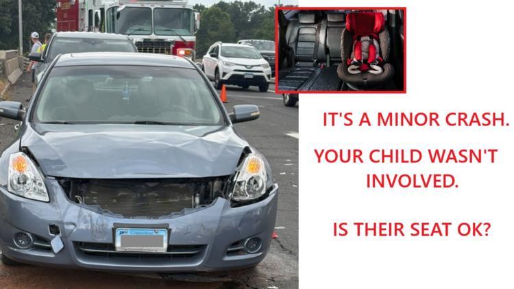 You got into a minor car crash? Why you may need to toss your child's ...