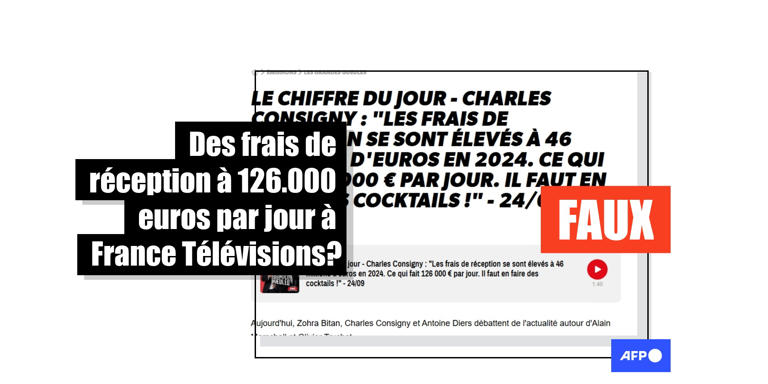 Non, France Télévisions n'a pas dépensé 46 millions d'euros en frais de ...