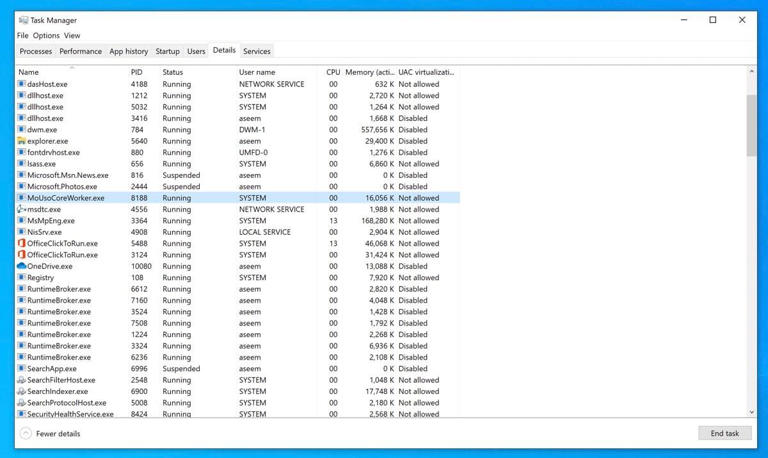 MoUsoCoreWorker.exe: qué es, si es seguro y cómo controlar su uso en ...