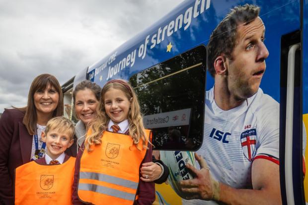 Train named in honour of rugby league legend Rob Burrow