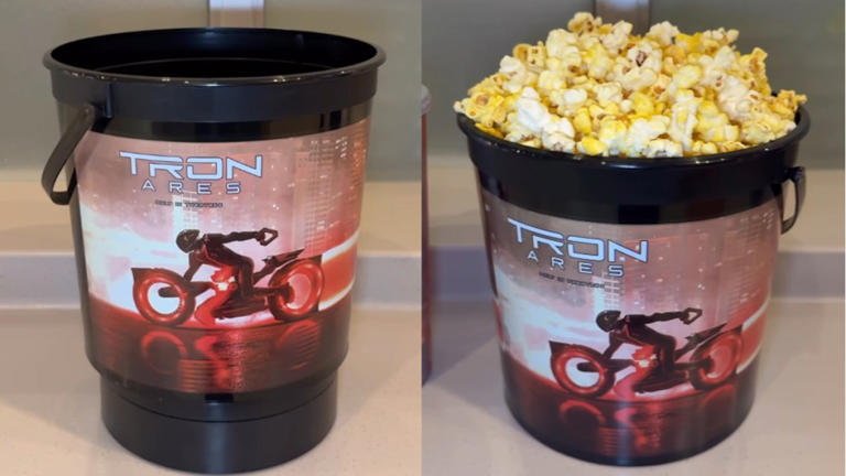Here's Every Tron Ares Popcorn Bucket (With Prices): AMC, Regal ...