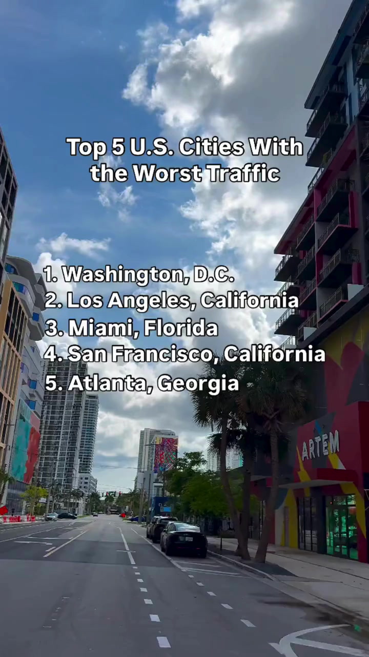5 US Cities with the Worst Traffic