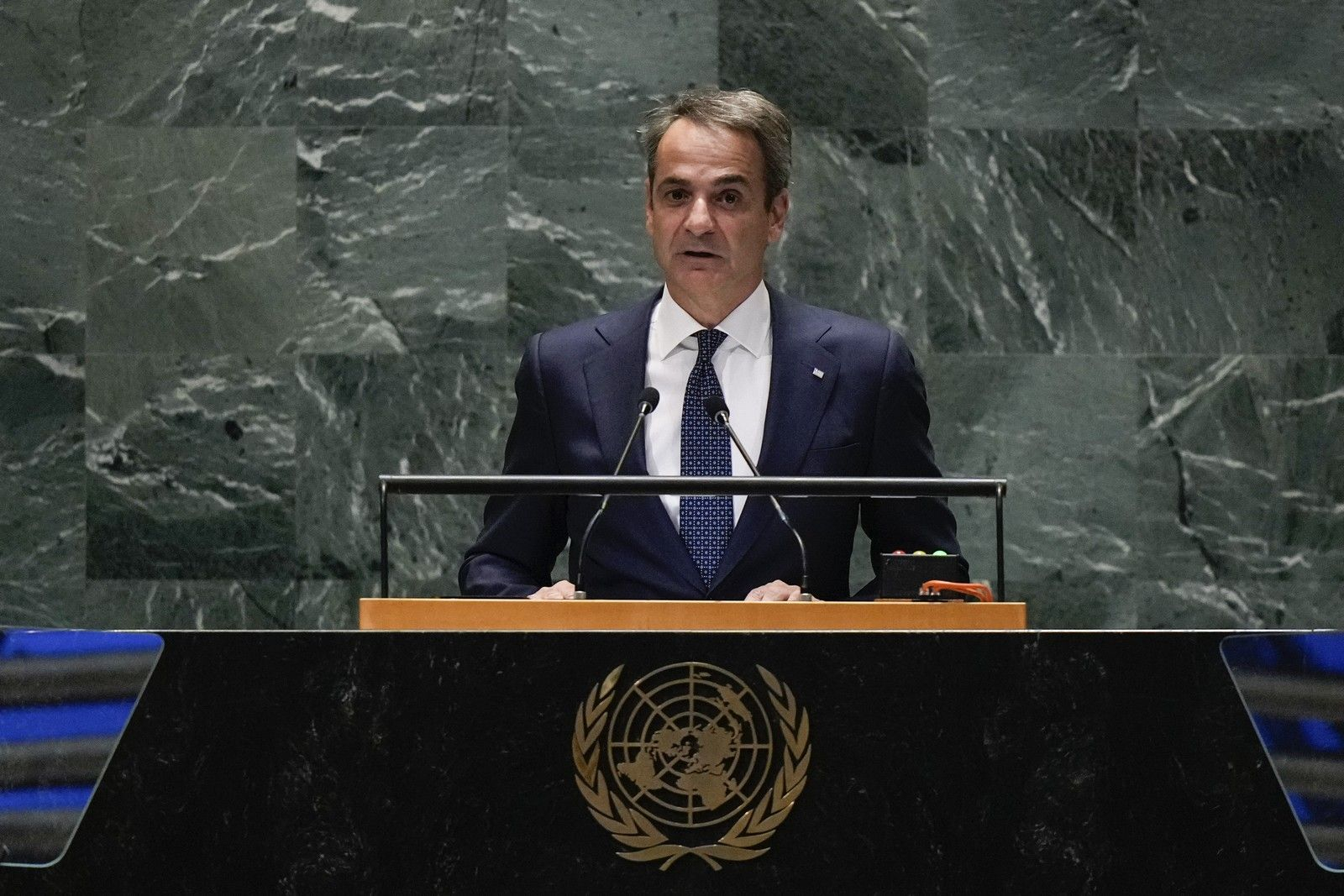 Η ομιλία του Κυριάκου Μητσοτάκη στον ΟΗΕ - LIVE ΕΙΚΟΝΑ