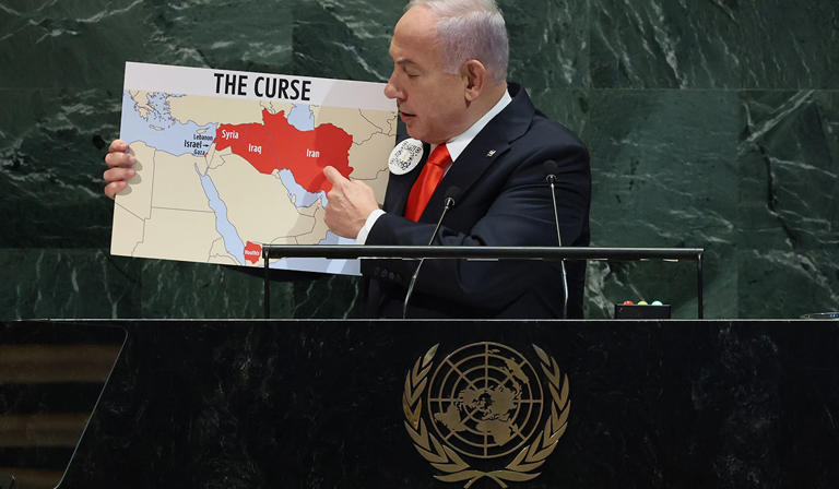 Netanyahu vows to ‘finish the job’ in Gaza as dozens of delegates walk ...