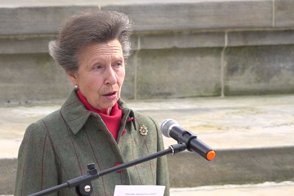 Princess Royal rededicates war cenotaph to those who made ‘ultimate ...