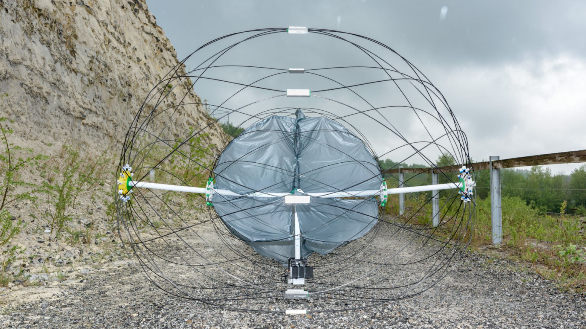 Photos: Wind-powered tumbleweed rovers could roll up to 1,740 miles across Mars