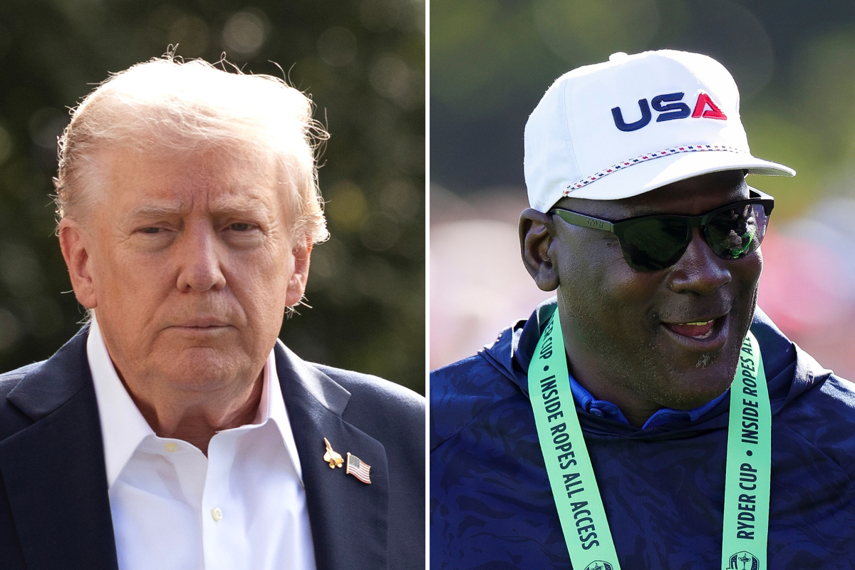Trump and Michael Jordan among celebrities attending the 2025 Ryder Cup ...