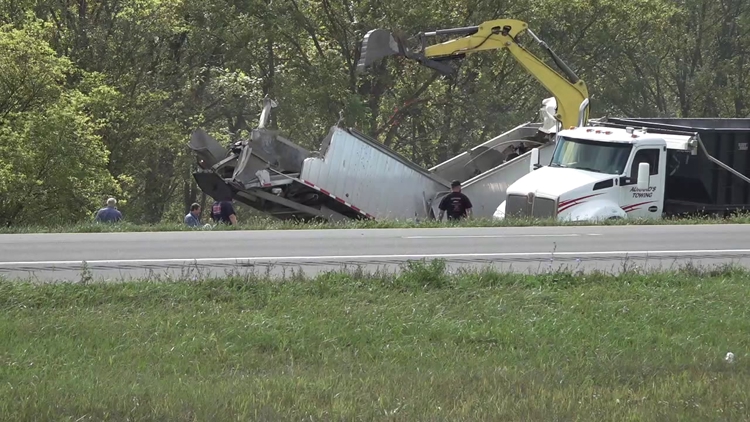 Truck strikes bridge, shutting down I-180 for hours in Northumberland ...