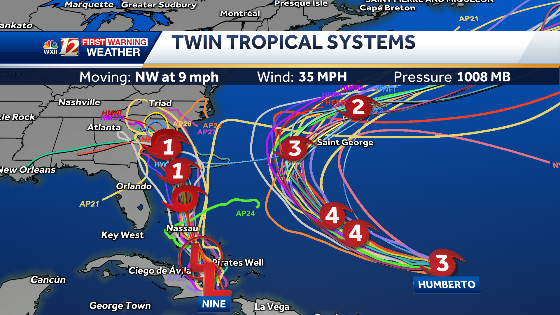 Humberto intensifies into major Category 4 hurricane, Potential ...