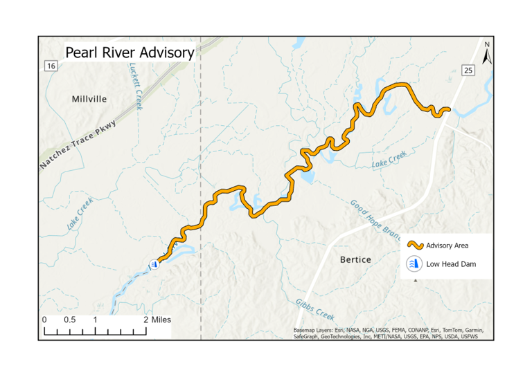MDEQ issues warning for Pearl River algal bloom