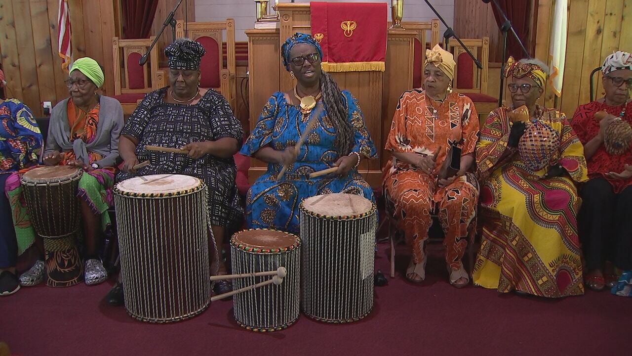 Senior African drum group honors ancestry through music and movement