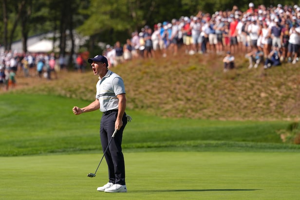 Ryder Cup 2025: Rory McIlroy gestures at crowd during spicy afternoon ...