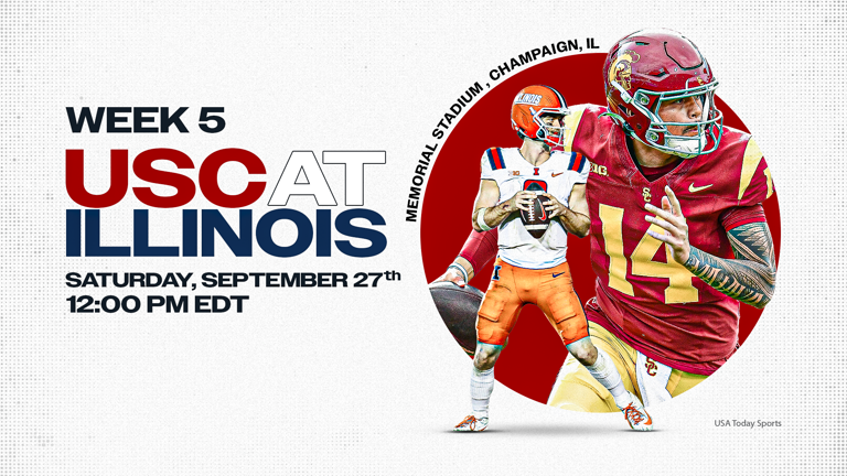 What channel is USC vs Illinois on? Time, TV schedule to watch Week 5 game