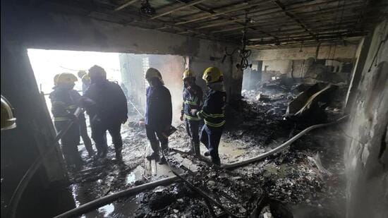 One killed, five injured as fire breaks out in high-rise