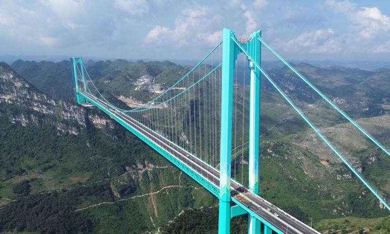 World's highest bridge, nearly twice the height of Eiffel Tower, to ...