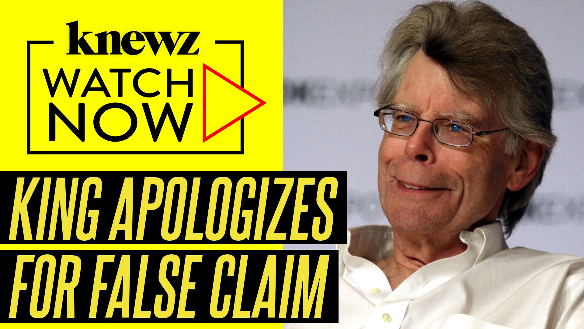 Stephen King apologizes for false Kirk claim