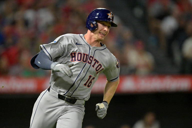 Mike Trout homers twice, and Angels push Astros to brink of playoff ...