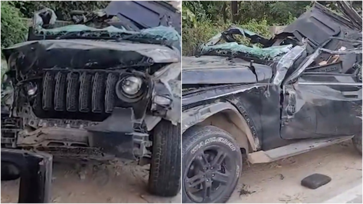 Gurugram: 5 Killed, 1 Injured After Speeding Thar Crashes Into Divider ...
