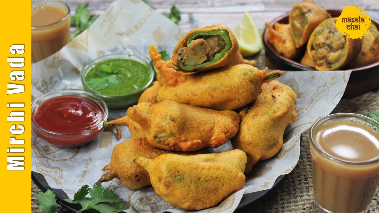 Rajasthani Mirchi Vada Recipe | Stuffed Chili Pakora by Chef Girish Joshi