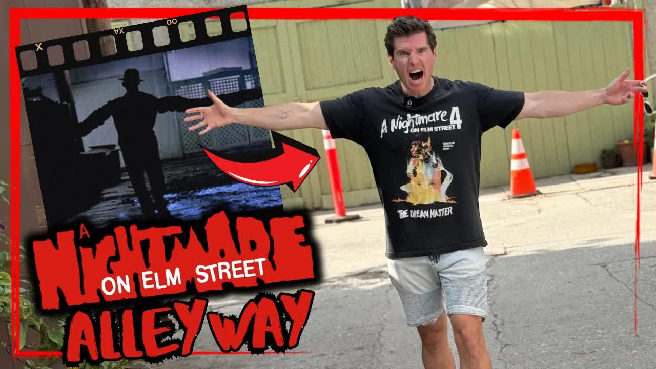 Visiting the Nightmare on Elm Street alleyway