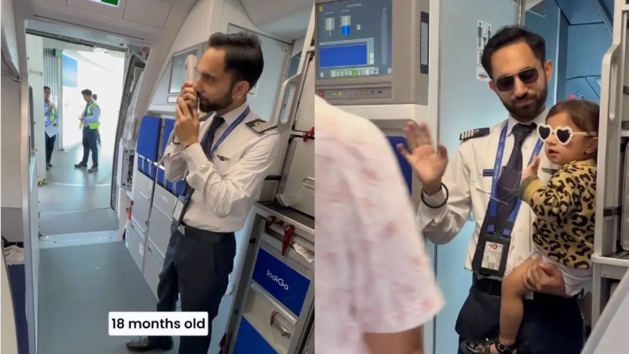 IndiGo Pilot Welcomes His 18-Month-Old 'Passenger Princess' Onboard For ...
