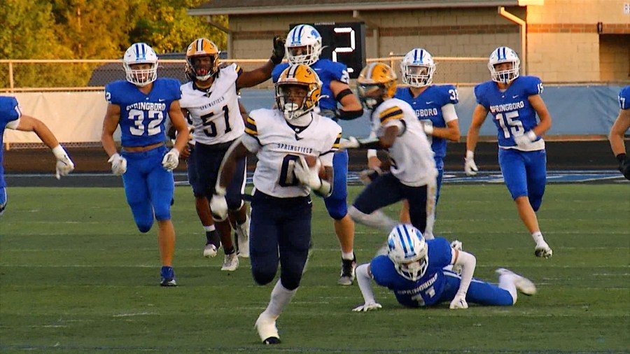Springfield improves to 3-0 in GWOC with 14-7 win over Springboro