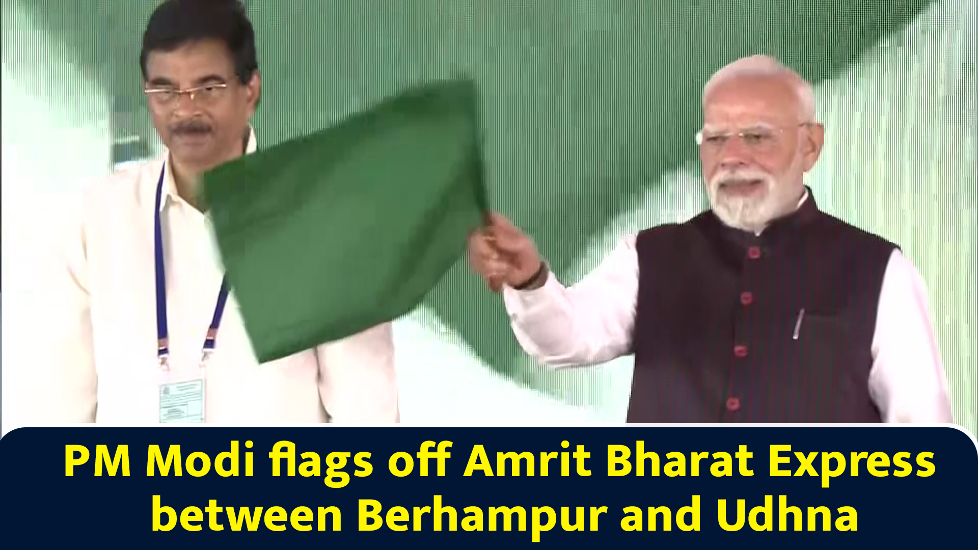 PM Modi flags off Amrit Bharat Express between Berhampur and Udhna