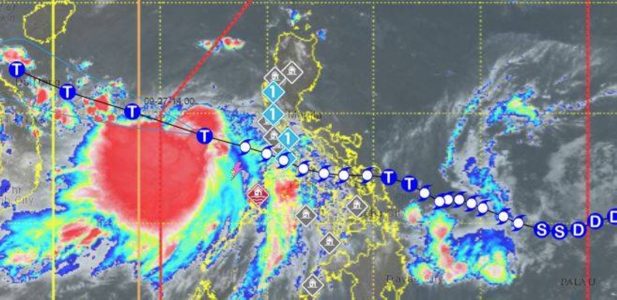 'Opong' reintensifies into typhoon over WPS; Signal No. 1 up in parts ...