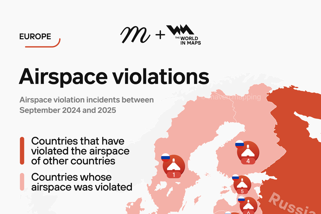 Europe’s surge in airspace violations
