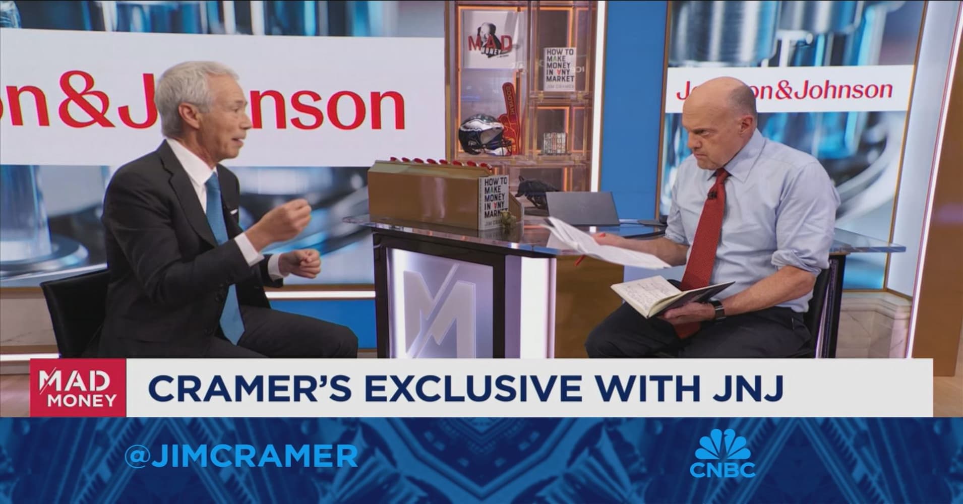 Watch Jim Cramer's interview with Johnson & Johnson CEO Joaquin Duato